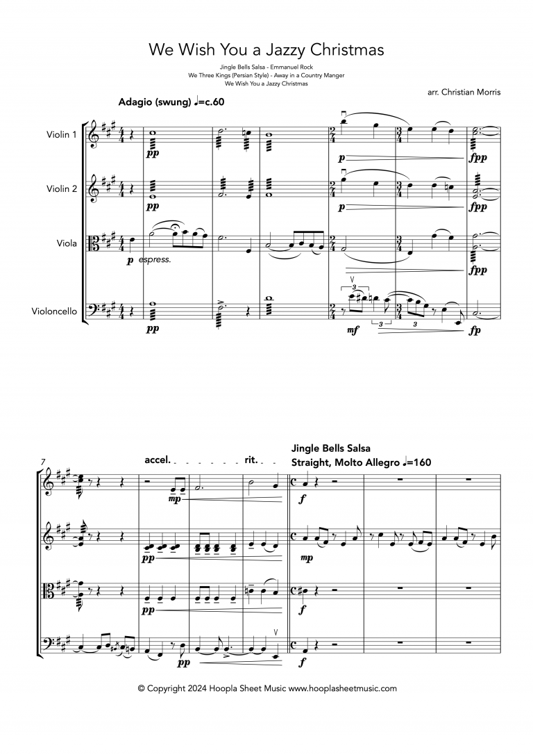 Jazzy Christmas Medley (String Quartet) Jazzy Christmas Medley (String Quartet)